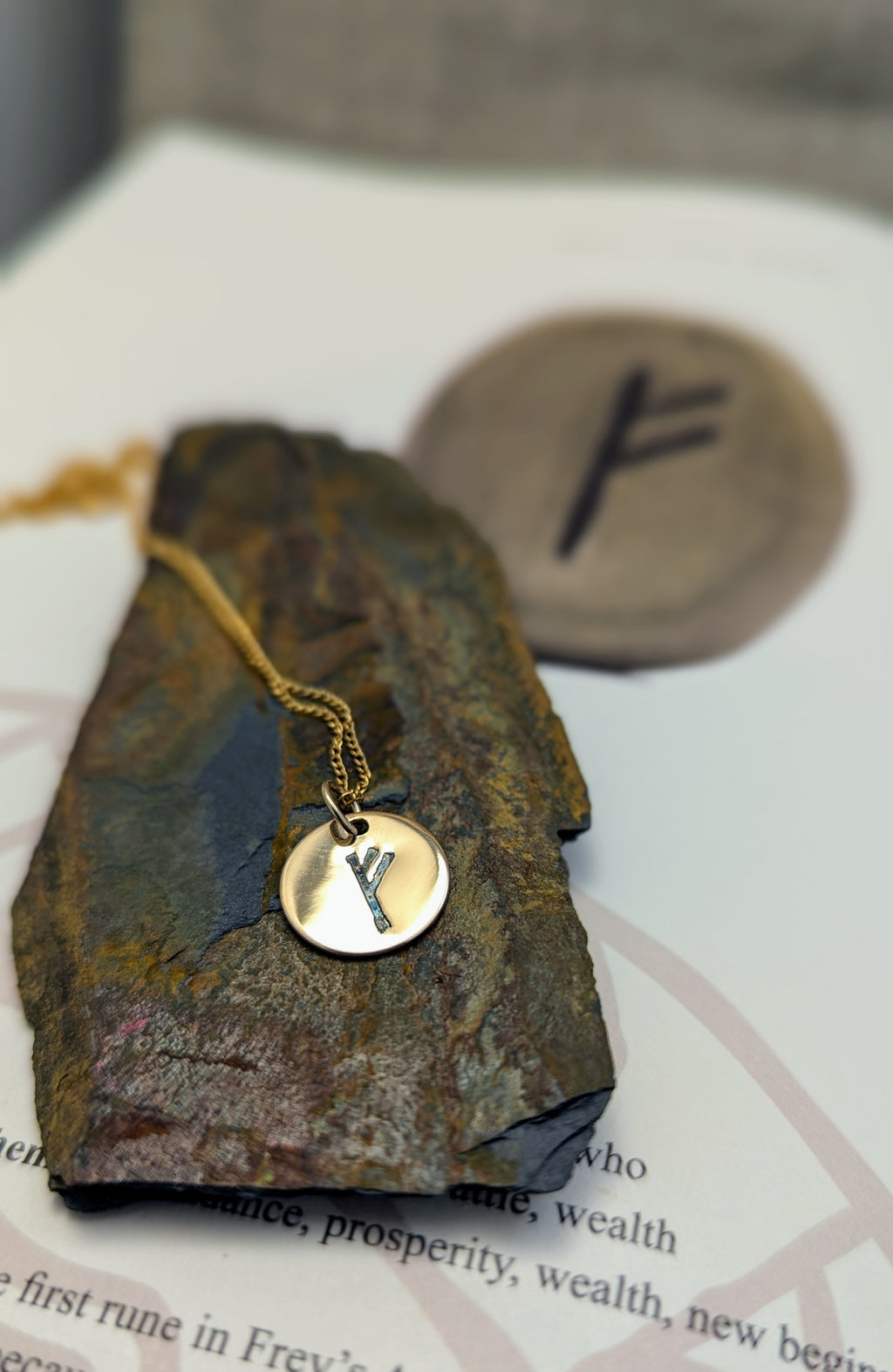 Rune -Fehu- Prosperity, Abundance, Reward, New Beginnings – Brelokz